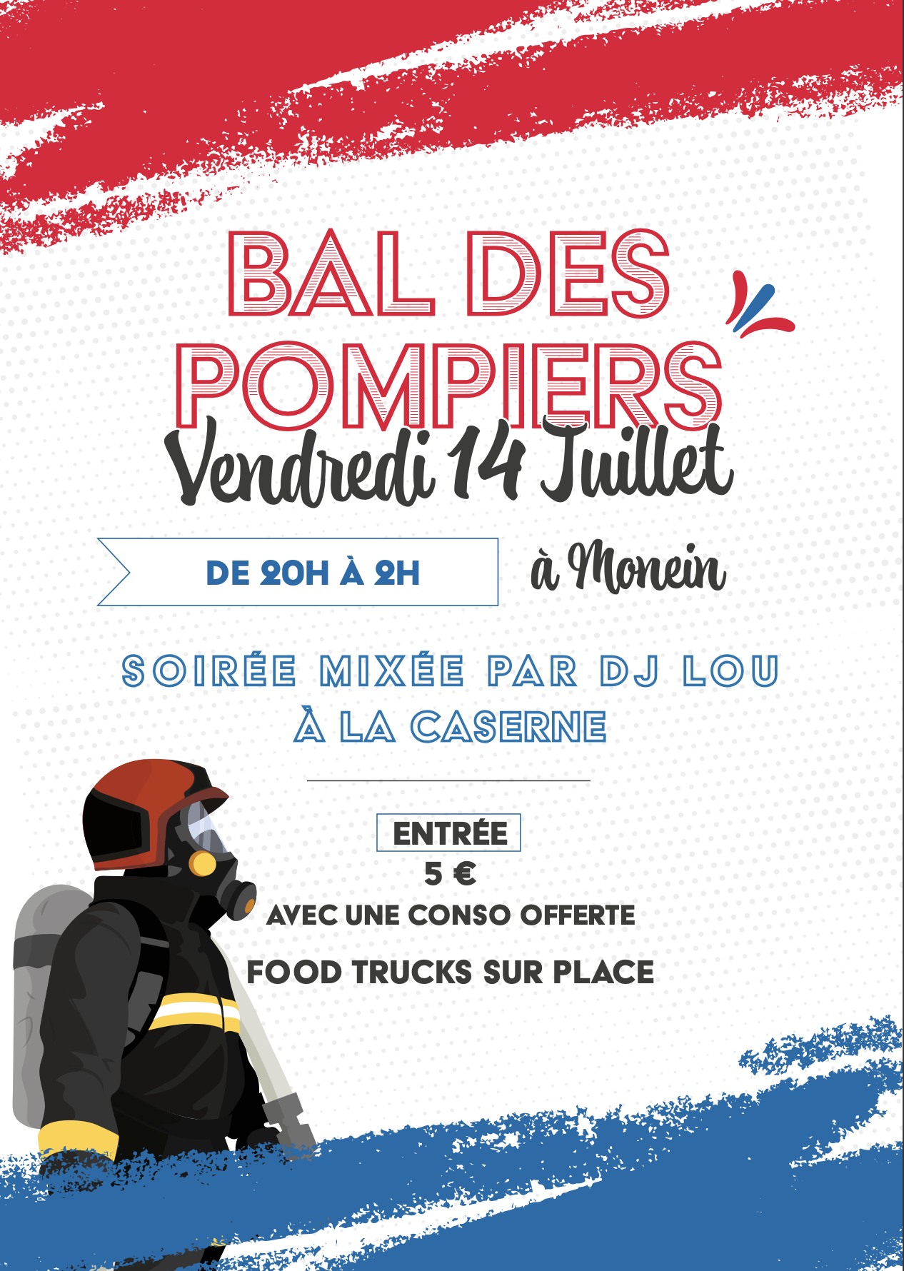 Bal des pompiers – Monein